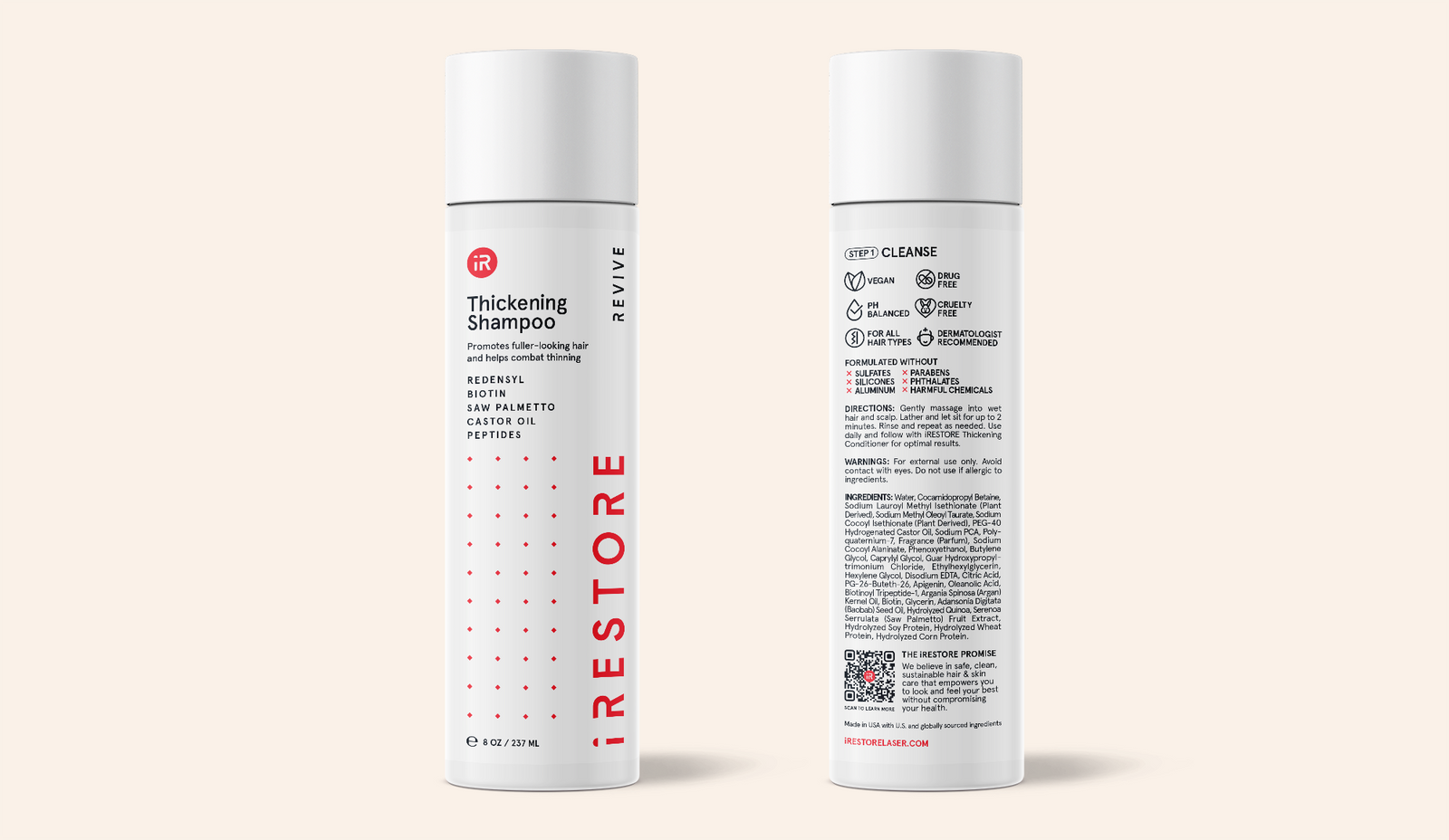 iRESTORE REVIVE Thickening Shampoo – Combat Hair Loss and Thinning Hair ...