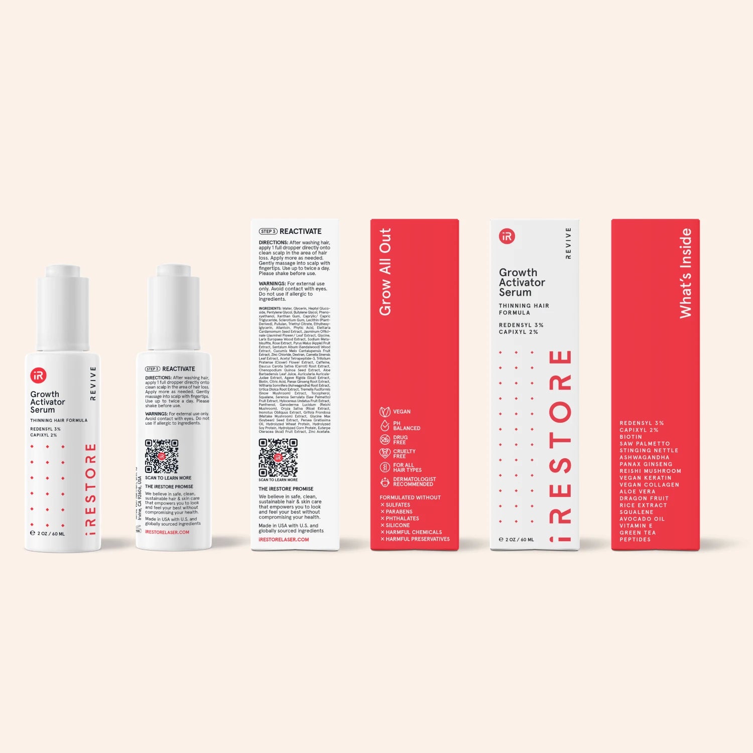 iRESTORE REVIVE MAX Growth Kit – Combat Hair Loss and Thinning Hair ...