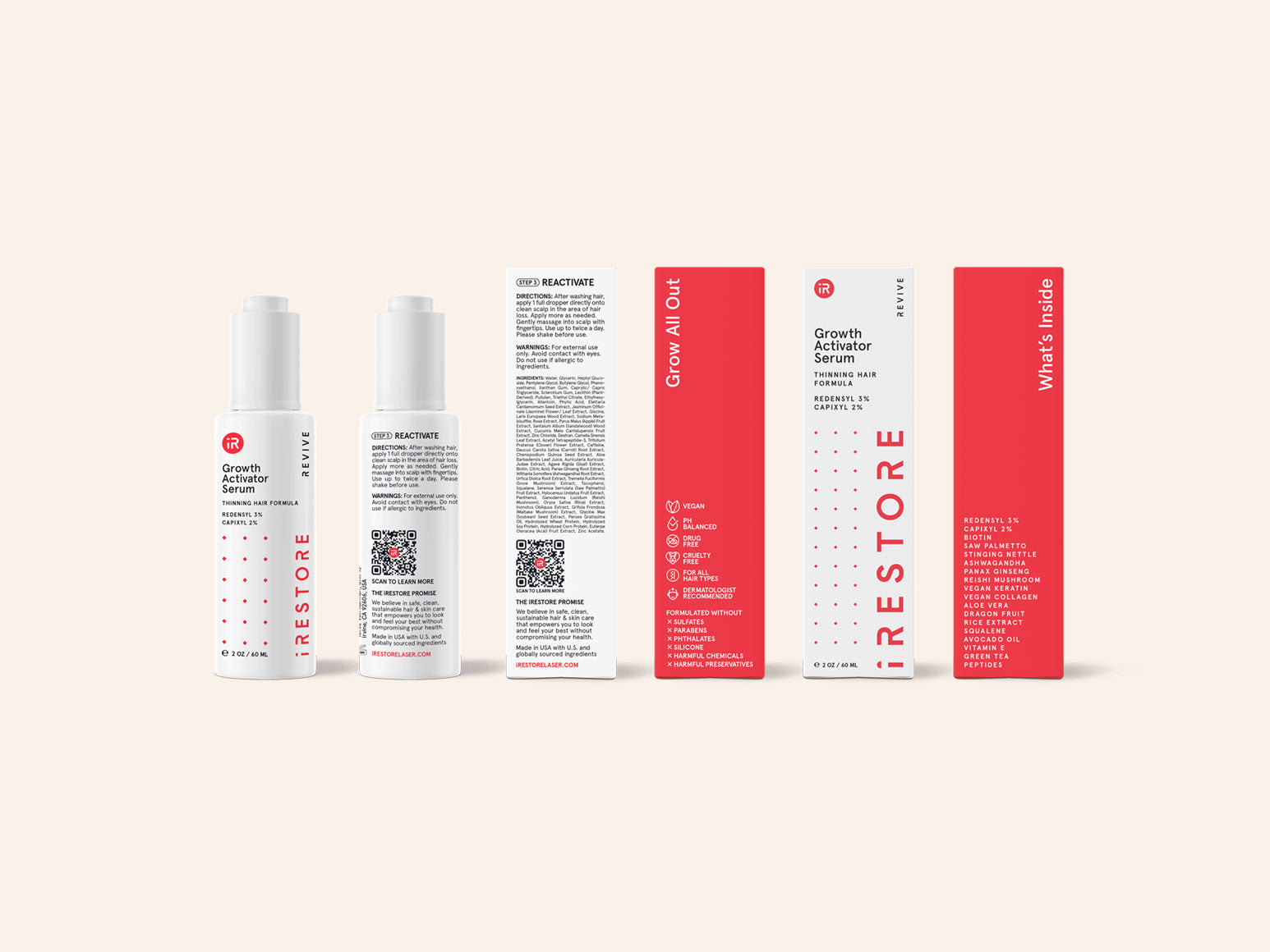 iRESTORE REVIVE MAX Growth Kit – Combat Hair Loss and Thinning Hair ...