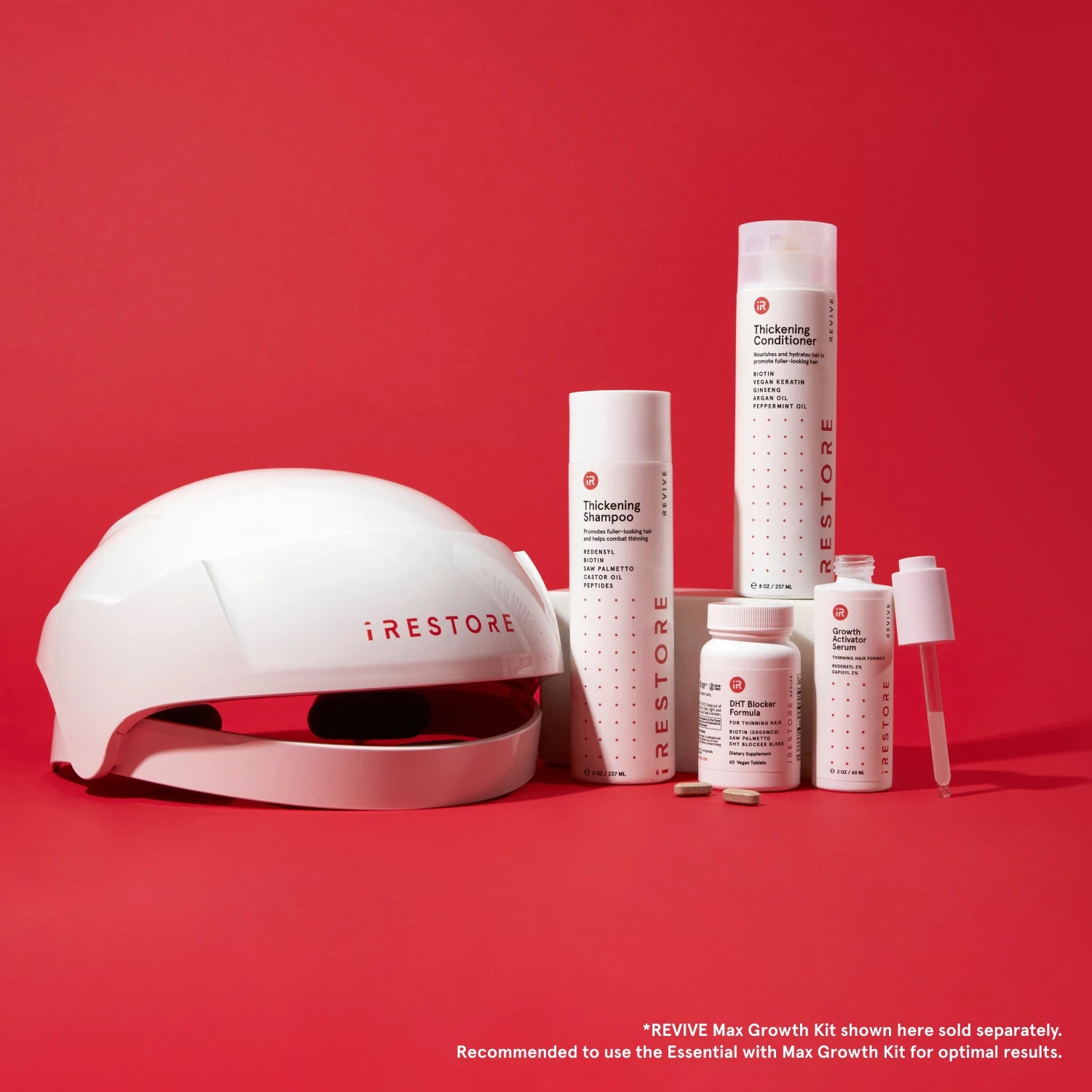 iRESTORE Essential – Clinically Proven Red Light Therapy for Hair Loss ...