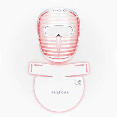 Illumina LED Face Mask by iRESTORE - Clinical-Grade Red Light Therapy ...